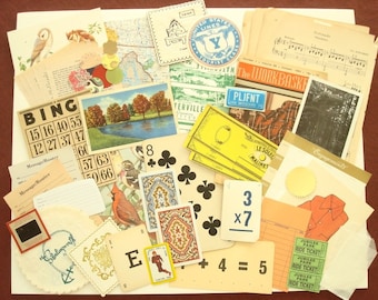 Ephemera paper pack | Etsy