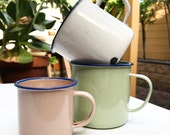 Enamel mug | Etsy