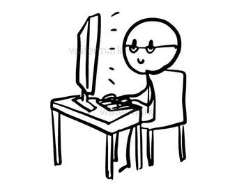 Stickman print | Etsy