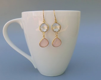 Blush earrings | Etsy