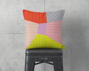 Geometric cushion | Etsy