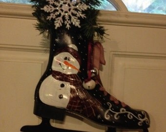 Unique painted ice skates related items | Etsy