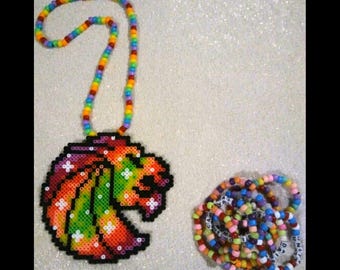 Lion perler bead | Etsy