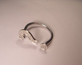 Question mark ring | Etsy