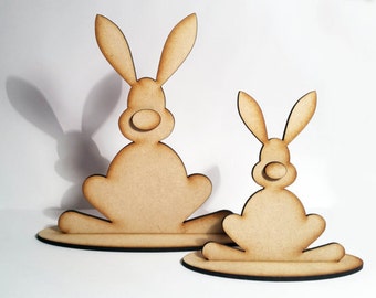 Laser cut rabbit | Etsy