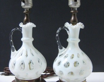 Fenton coin dot lamp | Etsy