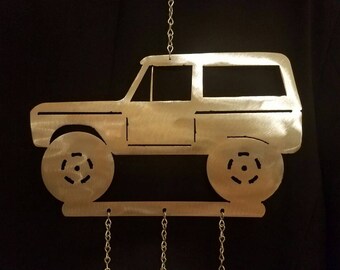 Early Ford Bronco Metal Wall Art