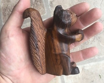 Carved squirrel | Etsy