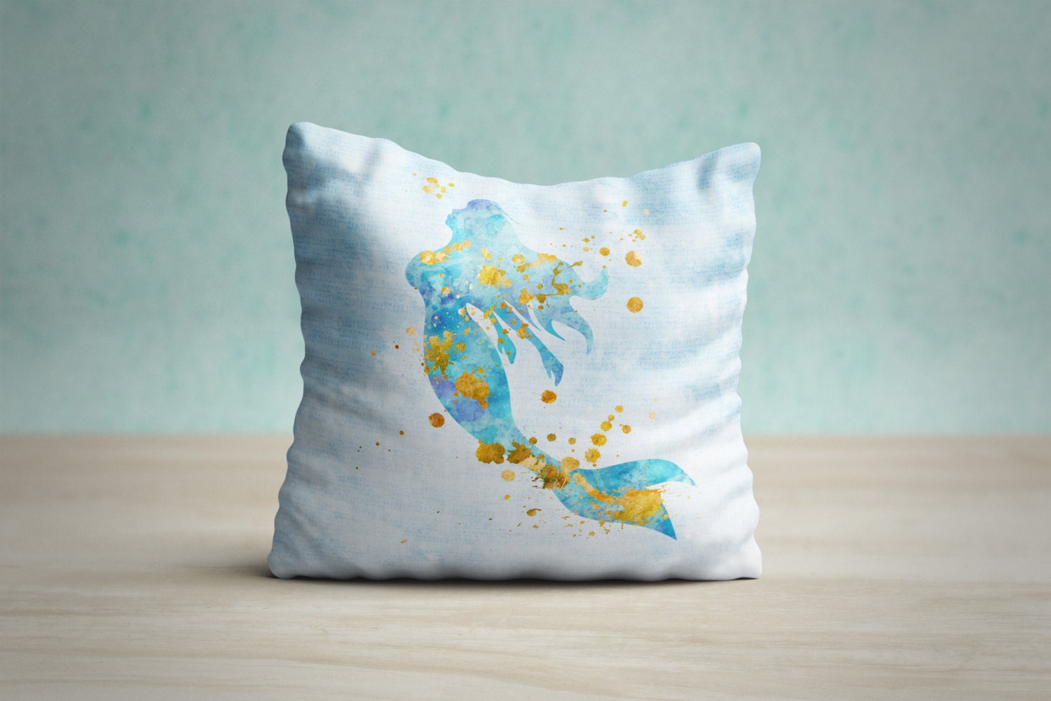 Mermaid Pillow Mermaid Cushion Mermaid Pillow Cover Girls