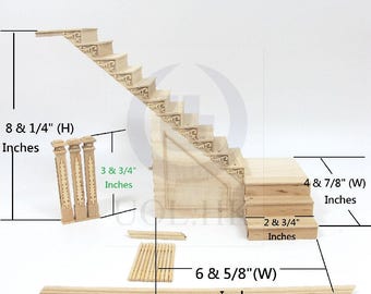 Dollhouse stairs | Etsy
