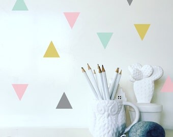 Geometric wall decal | Etsy