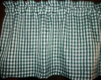 Gingham valance | Etsy