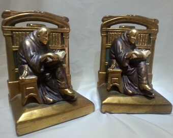 Monk bookends | Etsy