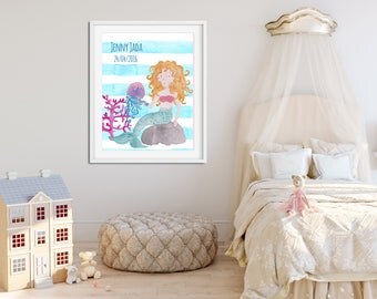 Mermaid nursery | Etsy