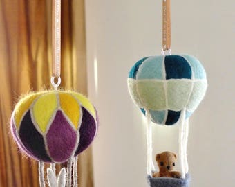 Felt hot air balloon | Etsy