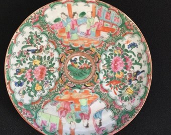 Rose medallion plate | Etsy