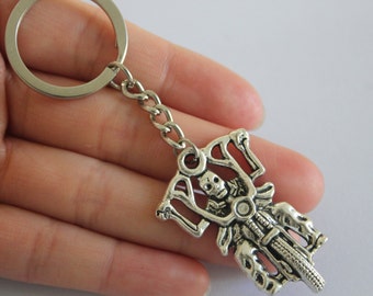 Motorcycle keychain | Etsy