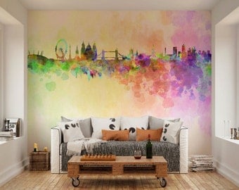 Skyline backdrop | Etsy