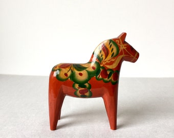 Wooden dala horse | Etsy
