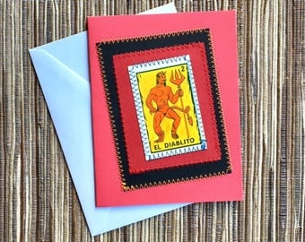 El diablo loteria | Etsy