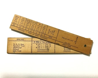 Fishing ruler | Etsy