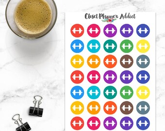 Workout stickers | Etsy