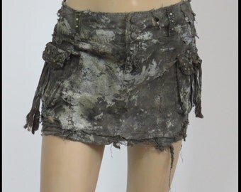 Items similar to Post APOCALYPTIC SKiRT Fury Road Skirt Fallout Skirt ...