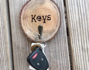 Rustic key holder | Etsy