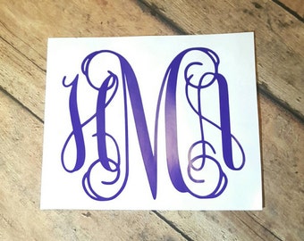 Cursive initials | Etsy