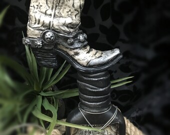 Ceramic cowboy boots | Etsy