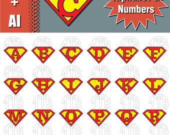 Superhero clipart | Etsy