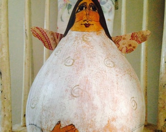 Handpainted gourd | Etsy