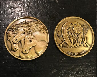 Good luck coin | Etsy