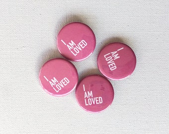 I am loved pin | Etsy