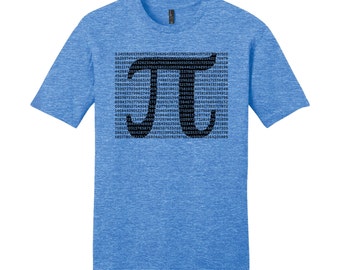 Math Pi Print to 1000 Digits Physics Science Decor Pi Day Math