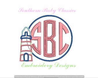 Lighthouse applique | Etsy