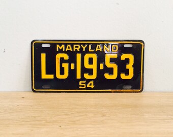 Mini license plate | Etsy