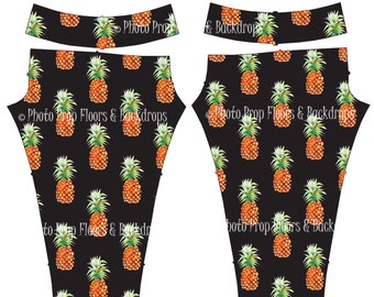 Pineapple leggings | Etsy