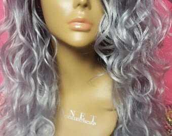 Silver wig | Etsy