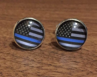 Police cufflinks | Etsy