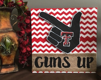 Texas tech decor | Etsy