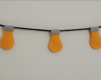 Felt string lights | Etsy