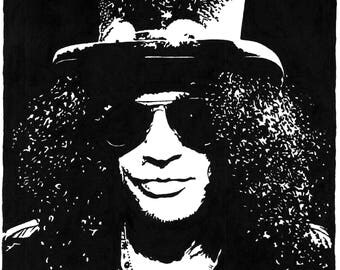 Slash portrait | Etsy