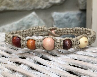 Mens hemp bracelet | Etsy