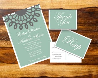 Doily invitation | Etsy