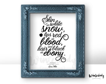 Snow white quotes | Etsy