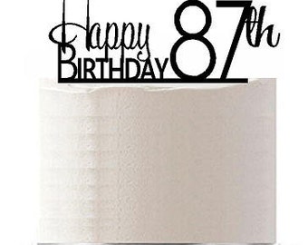 87th birthday | Etsy