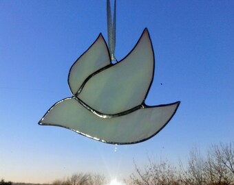 Stained glass dove | Etsy