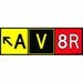 Aviation Stickers for Pilots: AV8R Aviator Taxiway Sign