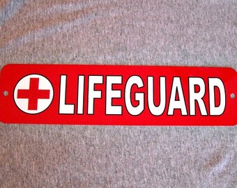 Lifeguard signs | Etsy